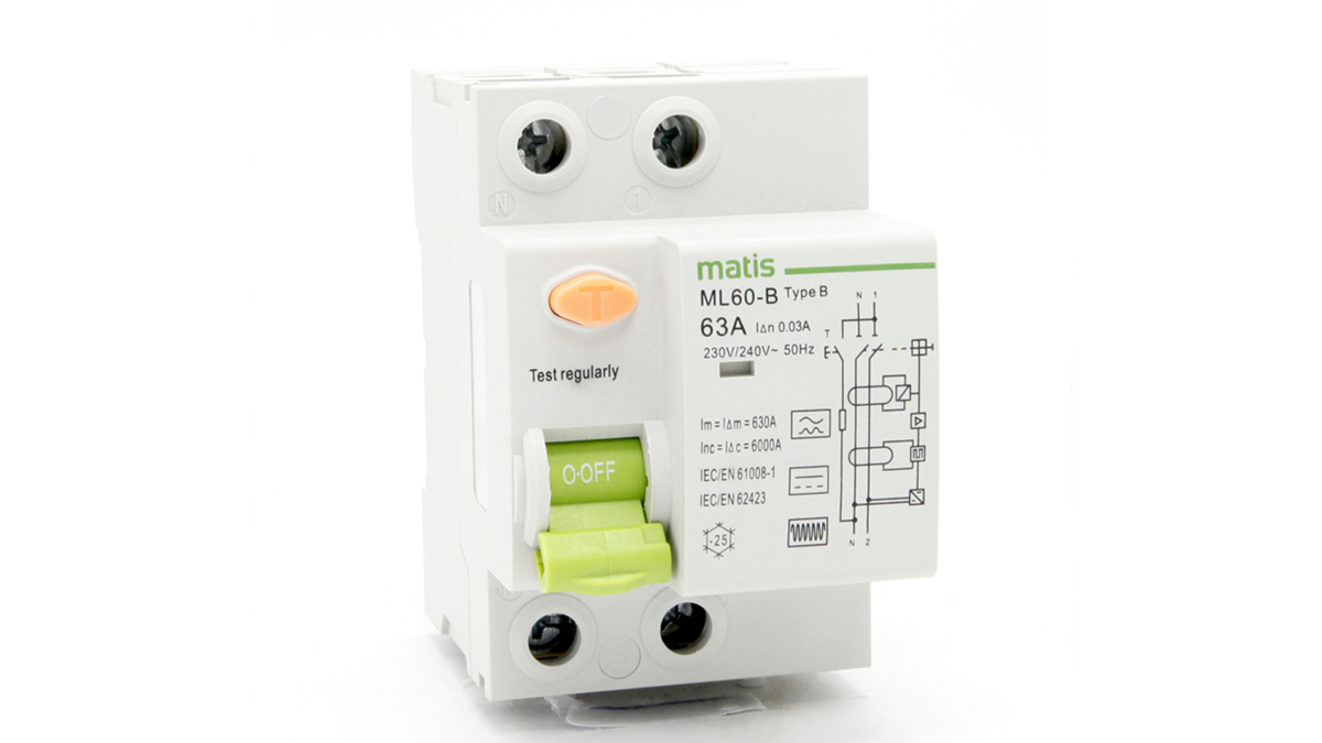ML60 Type B RCCB | Circuit Breaker | Matismart