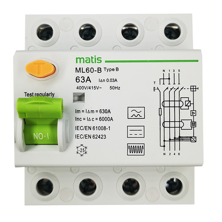ML60 Type B RCCB | Circuit Breaker | Matismart