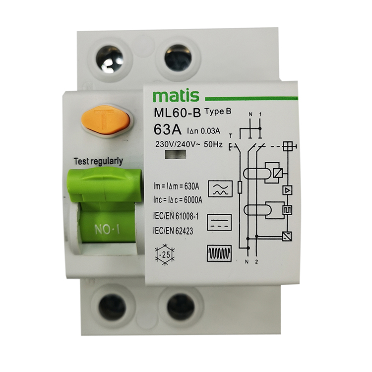 ML60 Type B RCCB | Circuit Breaker | Matismart